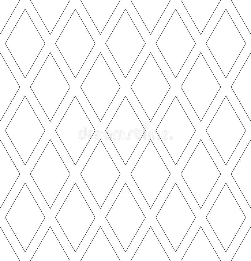Seamless Diamonds Pattern. Geometric Texture. Stock Vector ...