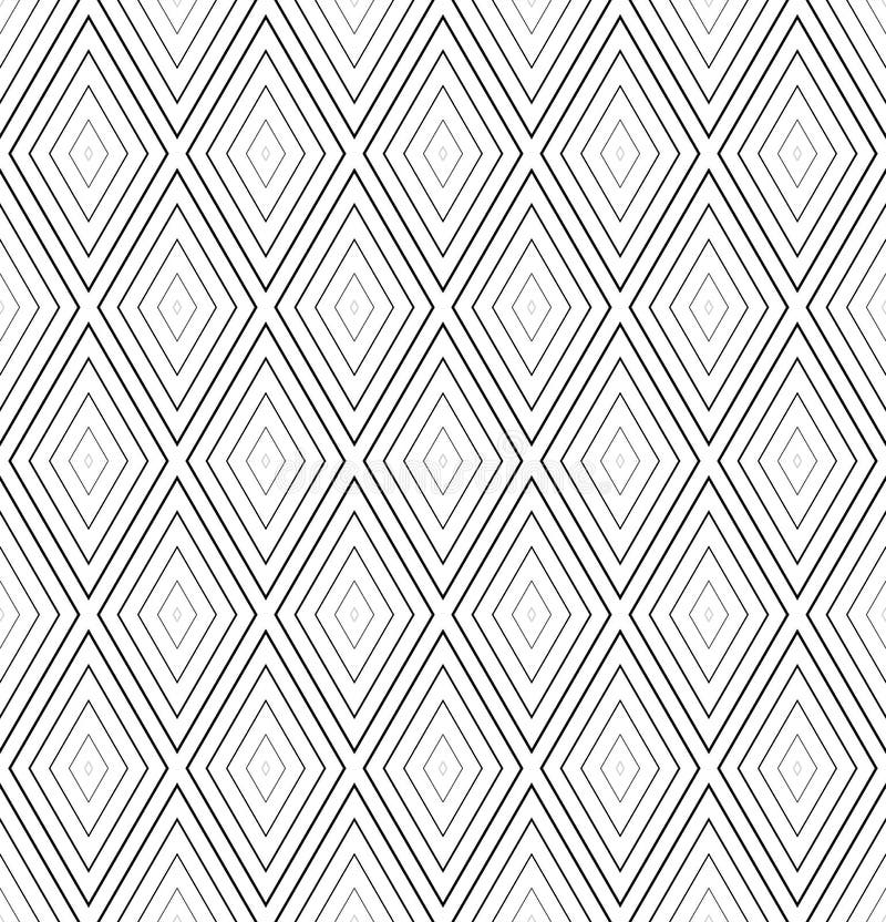Seamless Diamonds Pattern. Geometric Texture Stock Vector ...