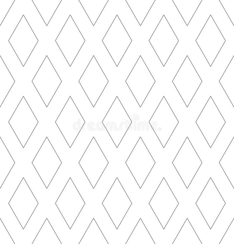 Seamless Diamonds Pattern. Geometric Texture Stock Vector ...
