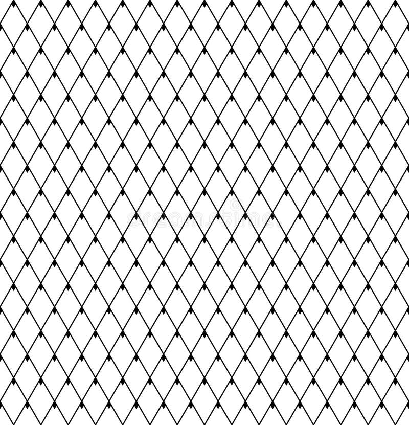 Seamless Diamonds And Triangles Pattern. Stock Vector - Illustration of ...