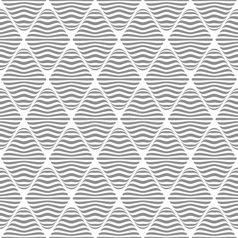 Seamless Diamonds Pattern. Lines Texture. Stock Vector - Illustration ...