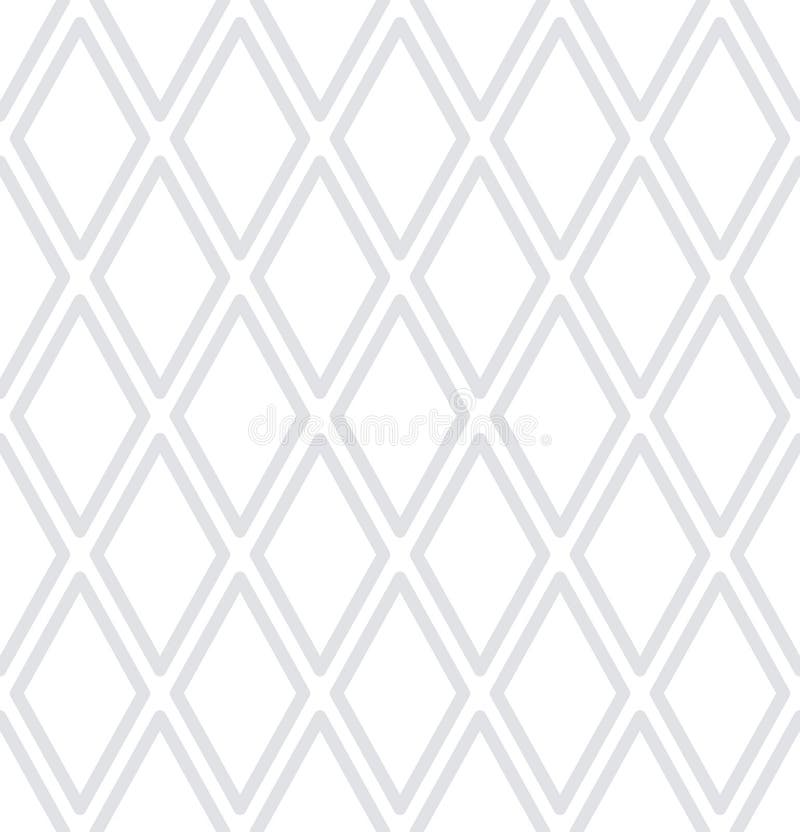 Seamless Op Art Diamonds Pattern. Wavy Lines Texture Stock Vector ...