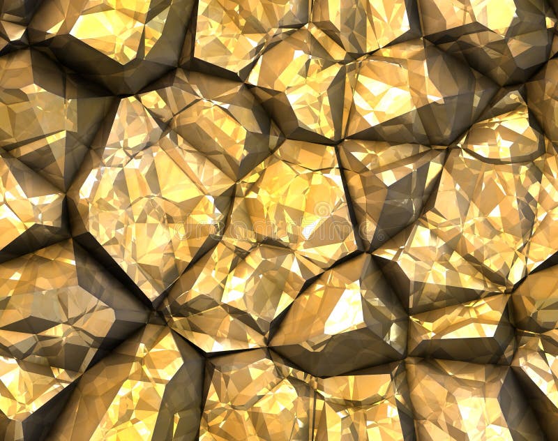 Seamless Digital Illustration Pattern, Abstract 3D Rendering Rocks ...