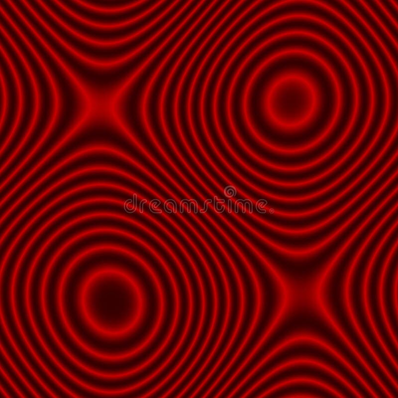 Seamless Digital Illustration Pattern, Abstract Red Curved Lines. Stock ...