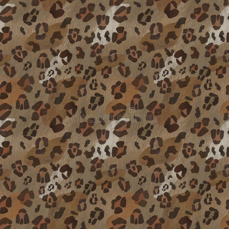 Leopard Skin Digital Pattern Design Stock Image - Image of creative ...