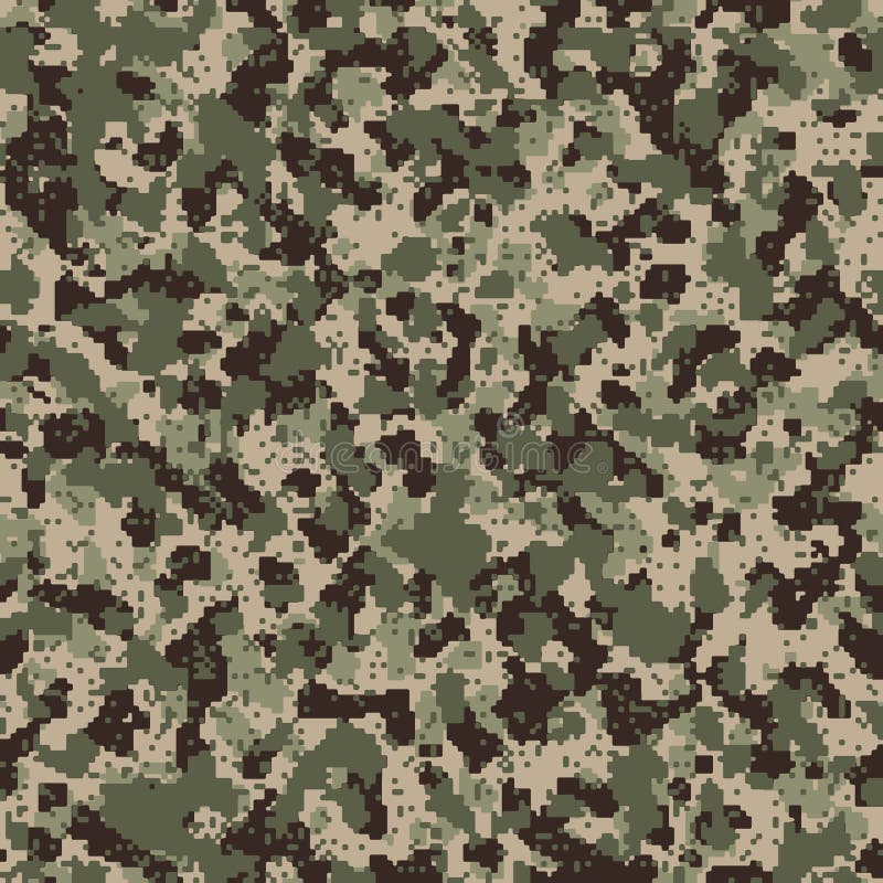 Seamless Digital Universal Camo Stock Vector - Illustration of ...