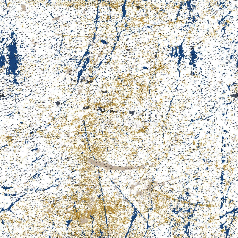 Seamless Dirty Rusty Grunge Texture, Vector Background. Stock Vector ...