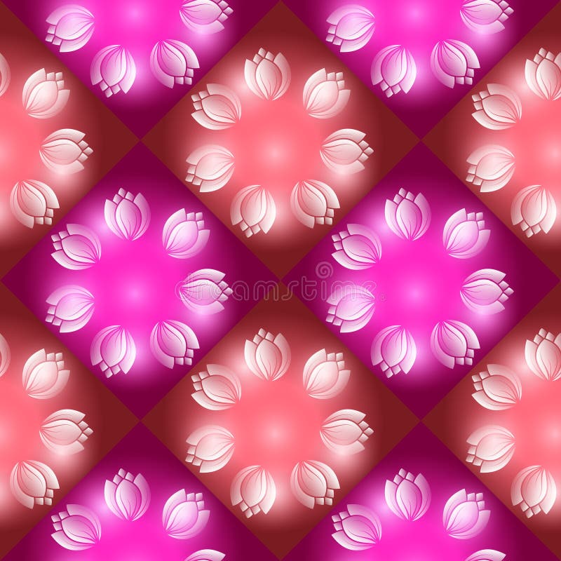 Seamless Disco Geometric Pattern with Circles. Stock Illustration ...