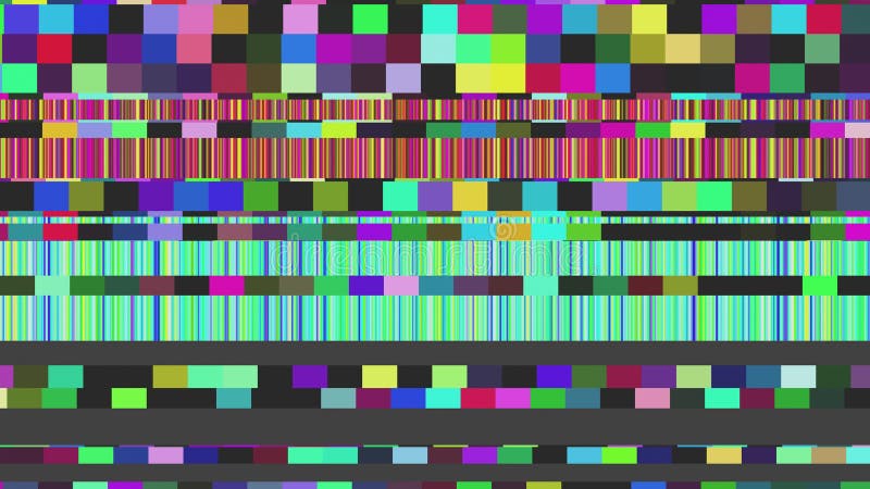 Seamless Display Error Glitch Background Stock Video - Video of ...