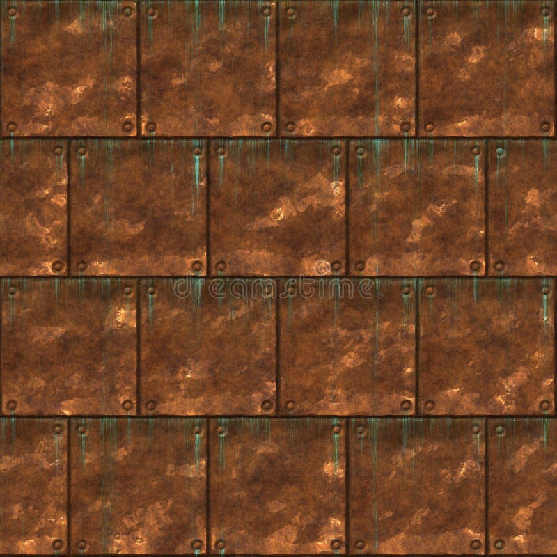 Seamless Distorted Sheet Metal Background Stock Illustration ...