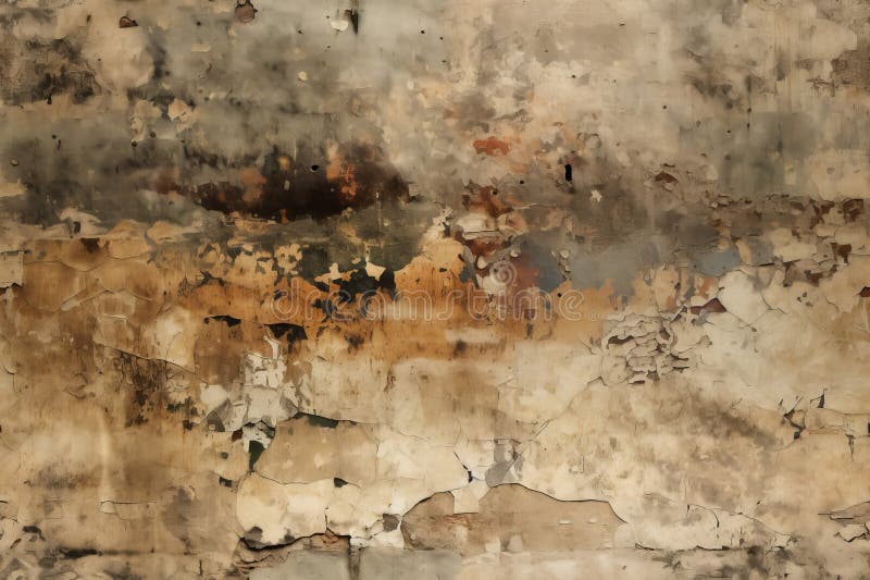 A Seamless Distressed Plaster Wall Background Texture. Generative Ai ...