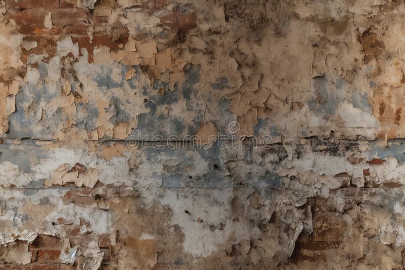 A Seamless Distressed Plaster Wall Background Texture. Generative Ai ...