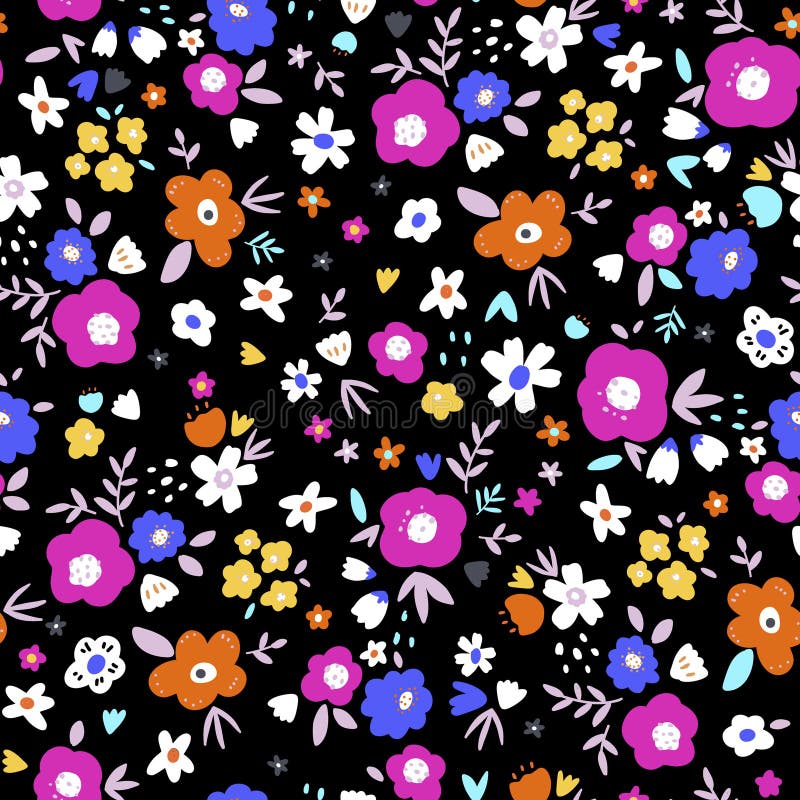 Floral Ditsy Pattern Stock Illustrations – 49,691 Floral Ditsy Pattern ...