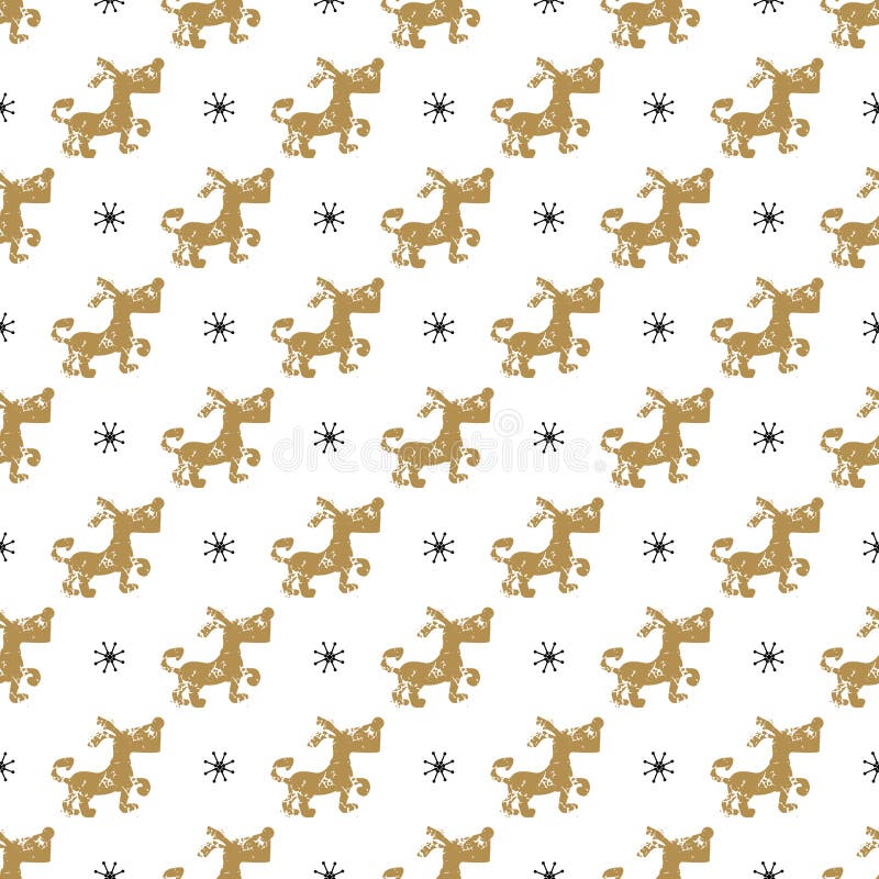 Seamless Dog Pattern Vector Illustration Stock Vector - Illustration of ...