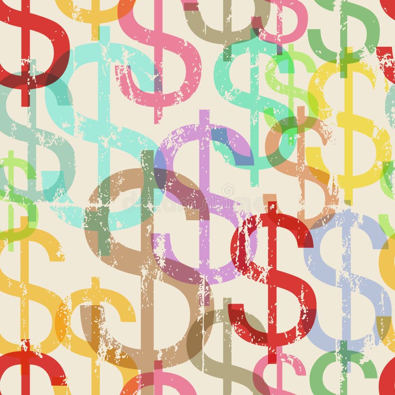 Repeat Dollar Sign Background Stock Illustrations – 1,224 Repeat Dollar ...