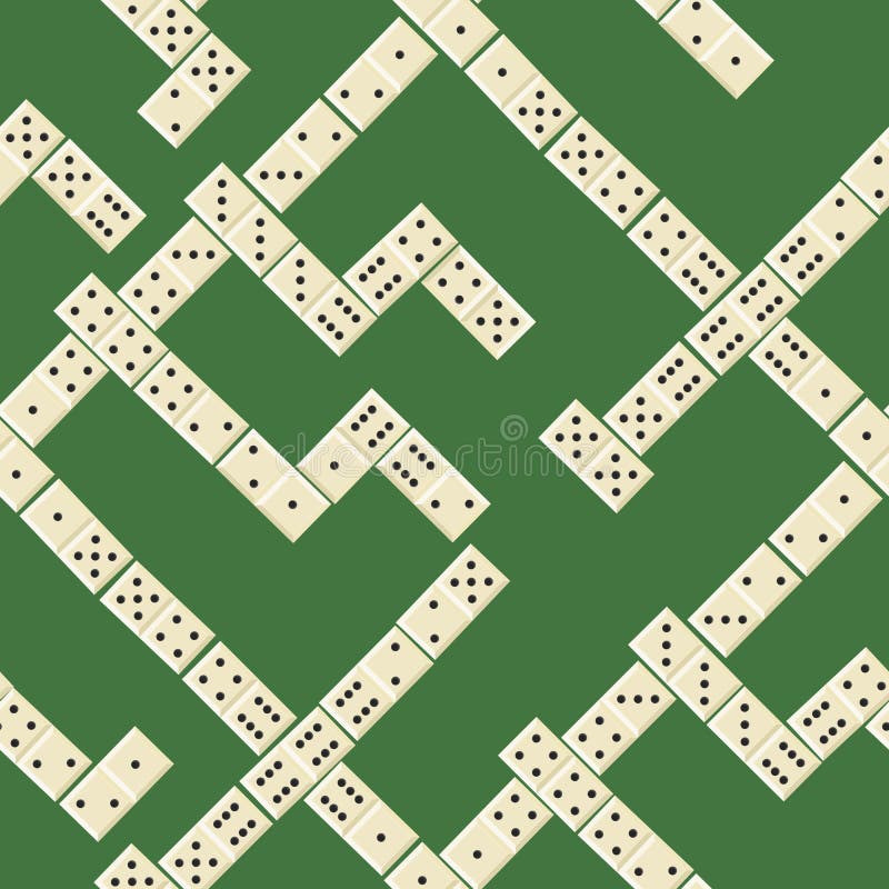 Seamless domino pattern stock vector. Illustration of rivalry - 26990471