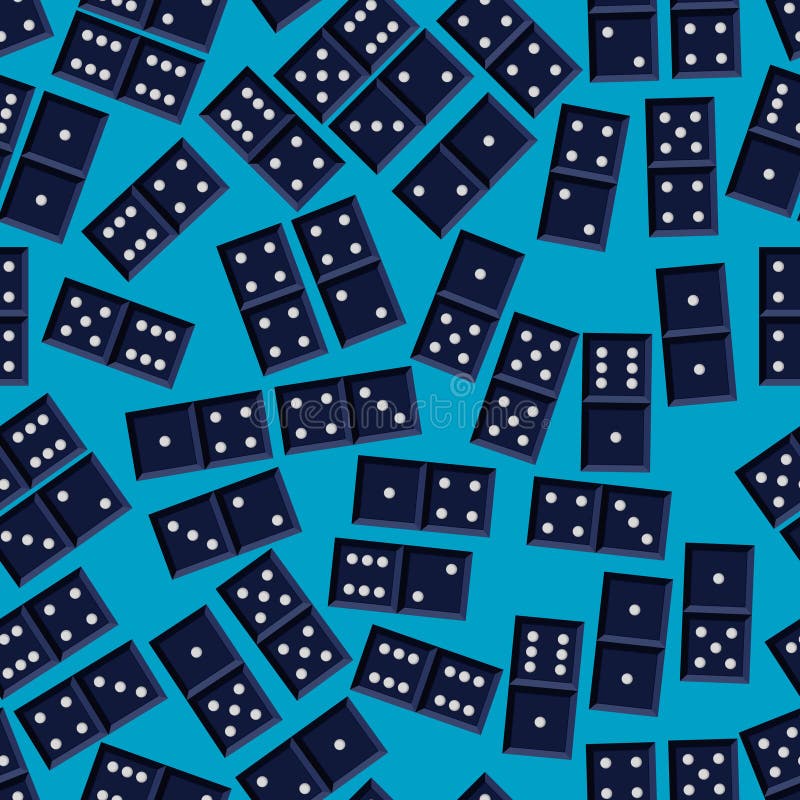 Seamless domino pattern stock vector. Illustration of part - 7351348