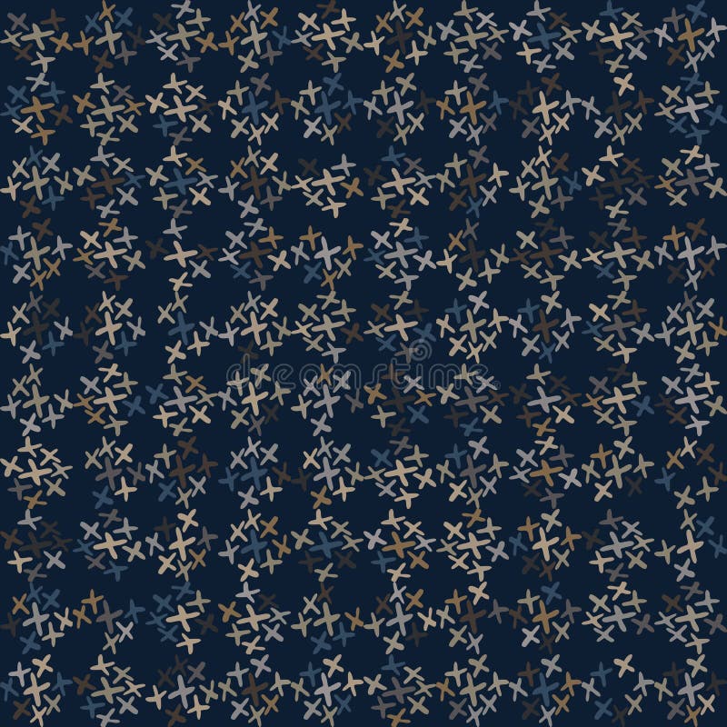 Seamless Doodle Criss Cross Vector Pattern. Modern Hand Drawn Scratch ...