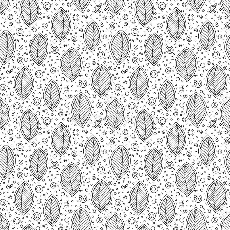 Set Of Doodle Leaves Vector Stock Illustration Illustration Of Color