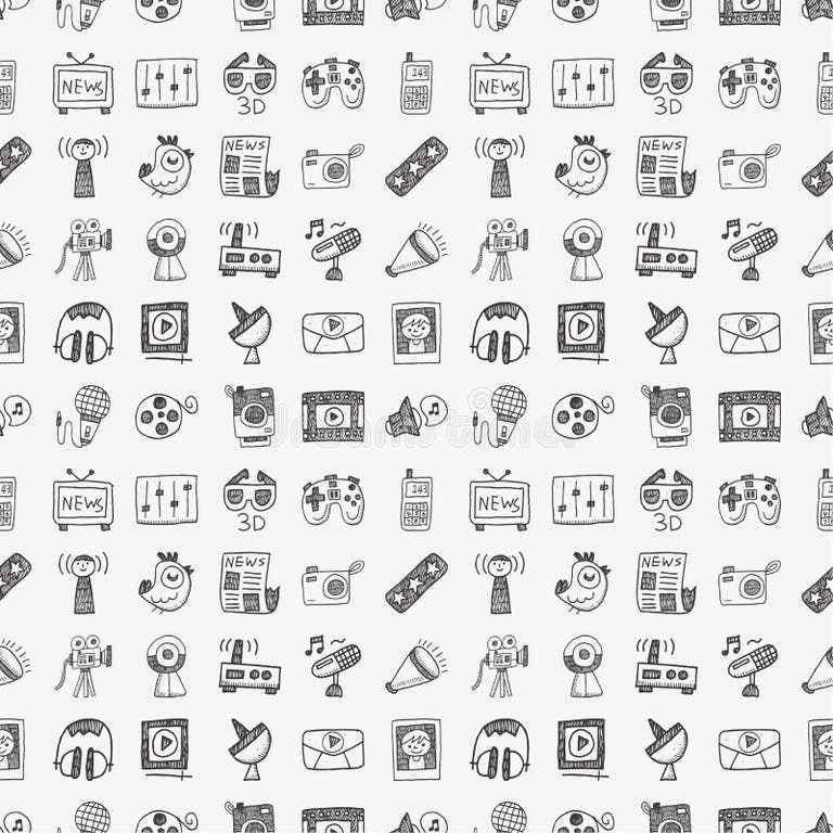 Media Pattern Stock Illustrations – 436,635 Media Pattern Stock ...
