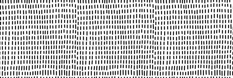 Seamless Doodle Pattern with Small Vertical Dashes Stock Illustration ...
