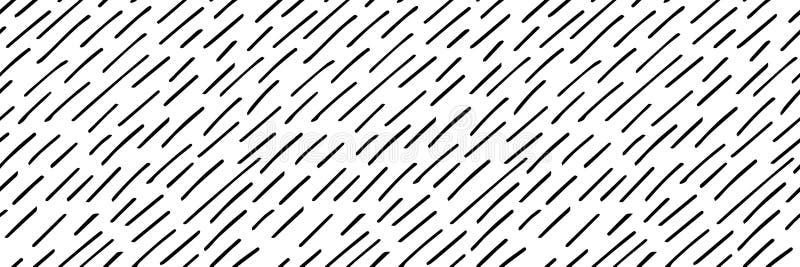 Seamless Doodle Rain Pattern. Abstract Background Stock Vector ...