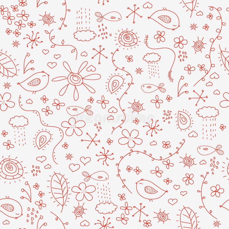 Hand draw doodles stock vector. Illustration of decoration - 20809493