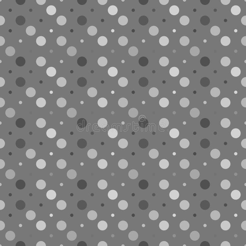 Seamless Dot Pattern Background - Abstract Gray Vector Design Stock ...