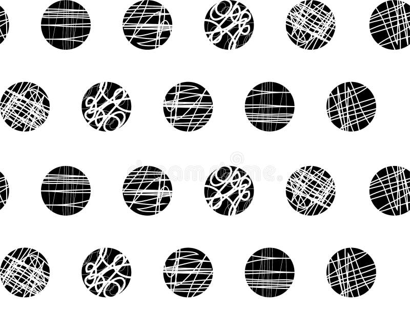 Seamless Dot Repeat Pattern with Textures Stock Vector - Illustration ...
