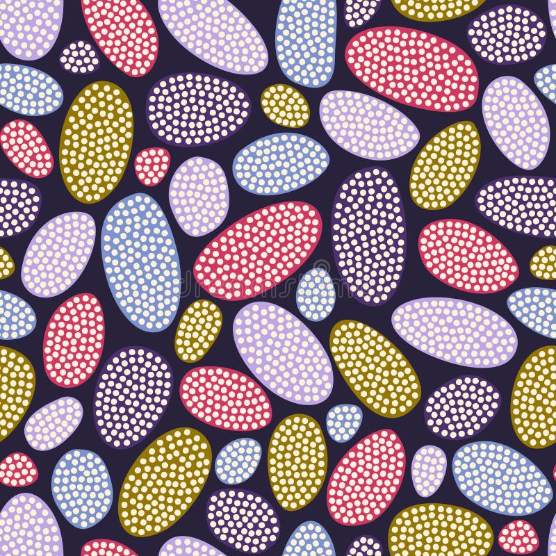 Seamless Dots Geometric Pattern Stock Vector - Illustration of abstract ...