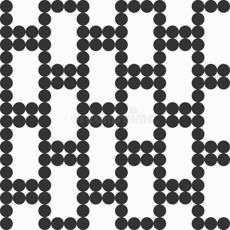 Seamless Dots Pattern. Geometric Halftone Dots Pattern. Seamless Vector Repeating Background ...