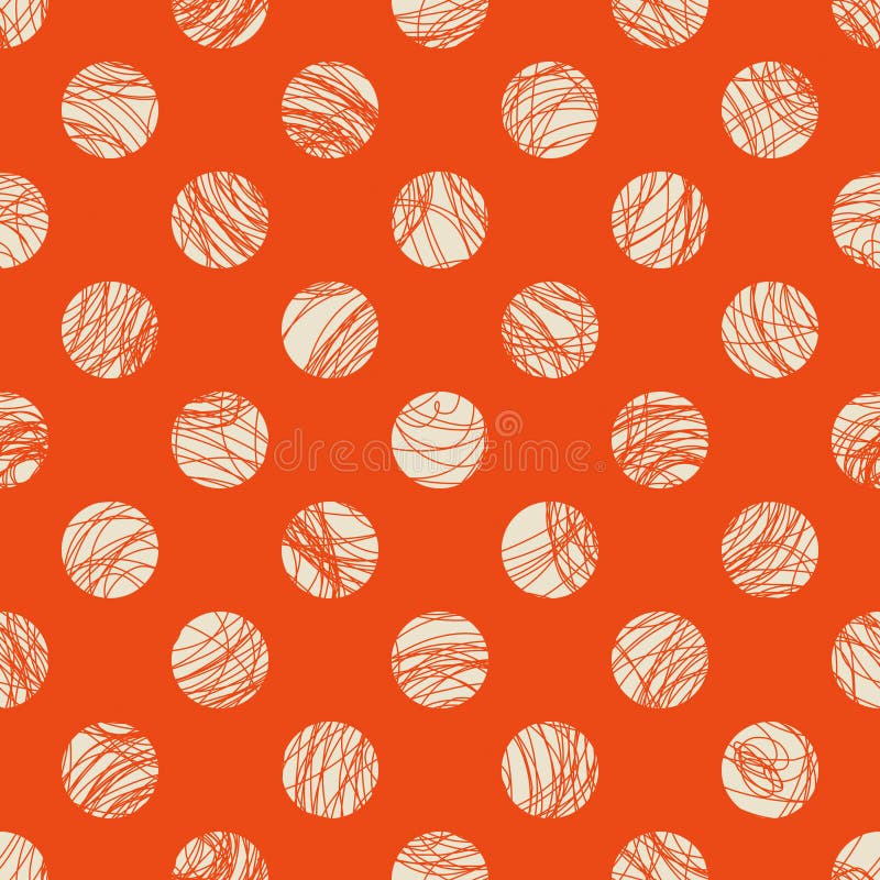 Seamless dots pattern stock vector. Illustration of doodle - 61837526