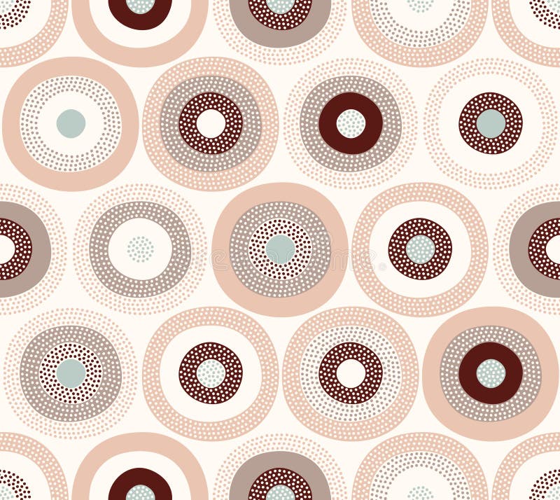 Seamless Dots Texture Geometric Pattern Stock Vector - Illustration of ...