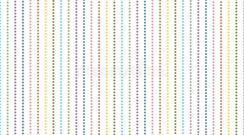 Seamless Dotted Pattern with Vertical Lines in Soft Colors. Simple and ...