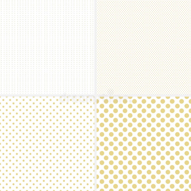 Seamless dotted patterns. stock vector. Illustration of artistic - 89075488