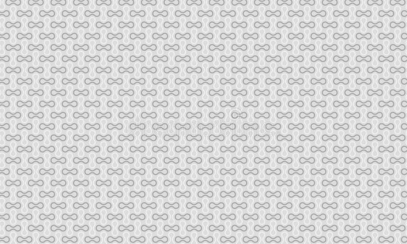 Seamless Double Bubble Pattern with Curved Geometric Motifs Stock ...