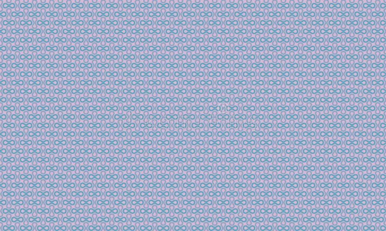 Seamless Double Bubble Pattern with Curved Geometric Motifs Stock ...
