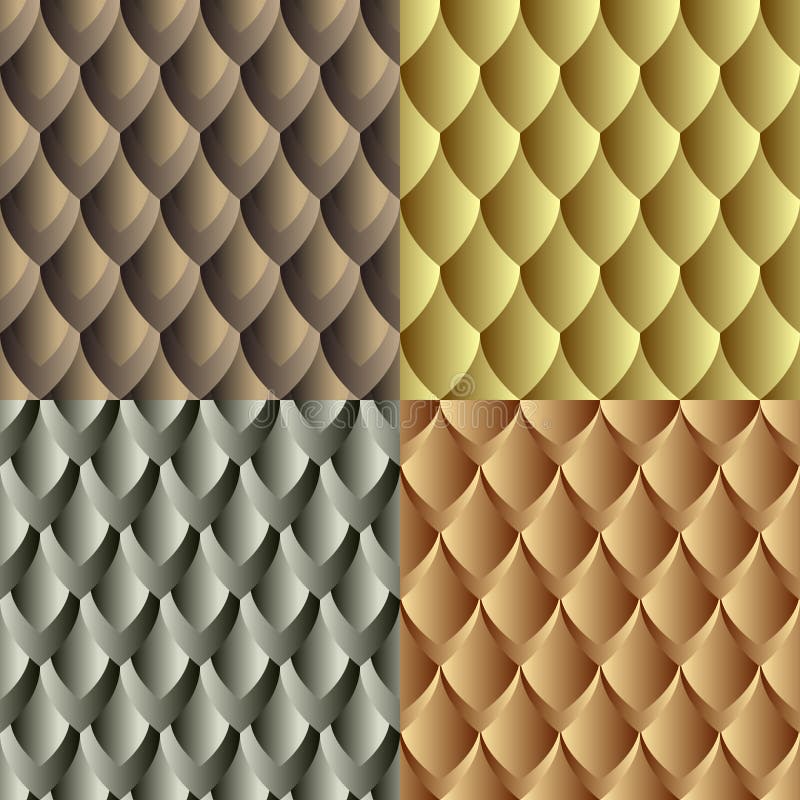 Seamless Dragon Skin Pattern Stock Vector - Illustration of purple ...