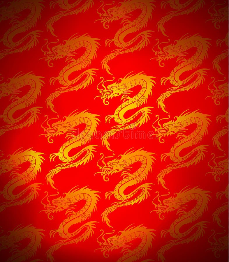 Seamless dragons pattern stock vector. Illustration of retro - 108062334 Seamless dragons pattern stock vector. Illustration of retro - 108062334