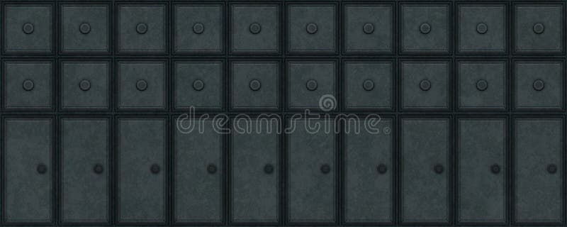 Drawers of an Old Metal Filing Cabinet Stock Image - Image of arranged ...