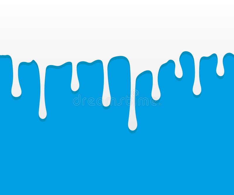 Dripping White Cream Yoghurt Icing Drops Stock Illustrations – 11 ...