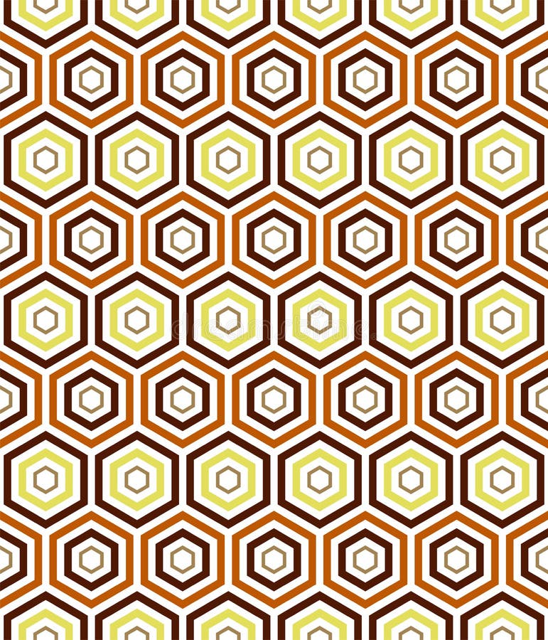 Seamless hexagon vector stock vector. Illustration of background - 35168073