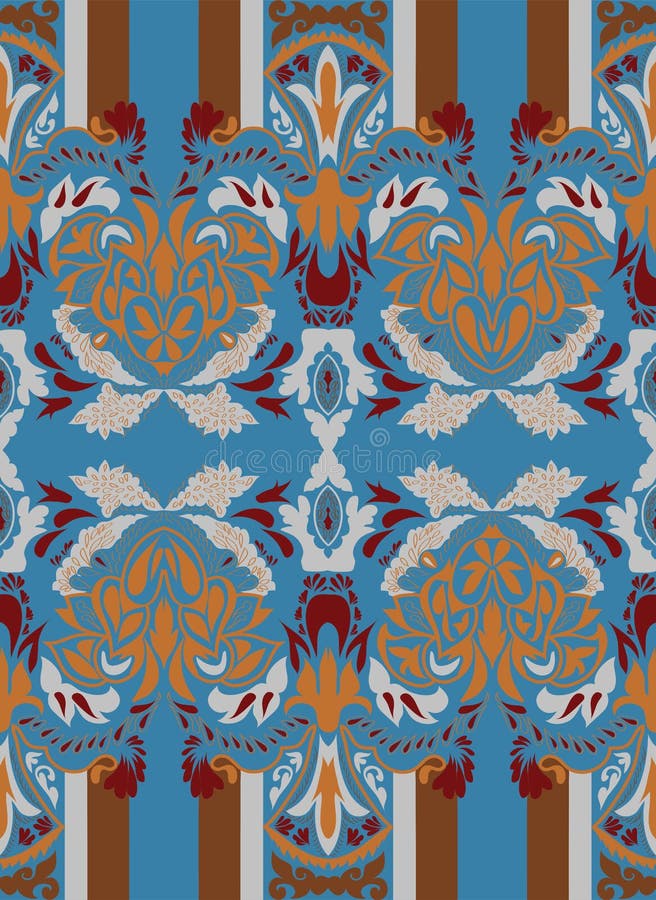 Seamless east pattern stock vector. Illustration of luxury - 48978752