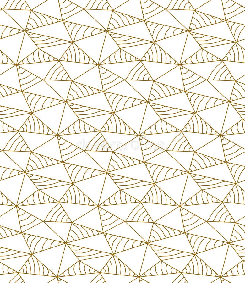 Seamless East Vector Polygon Decor Texture. Repetitive Modern Graphic ...