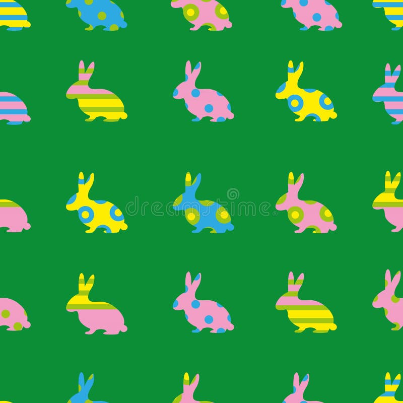 Seamless easter pattern stock vector. Illustration of holiday - 38854308