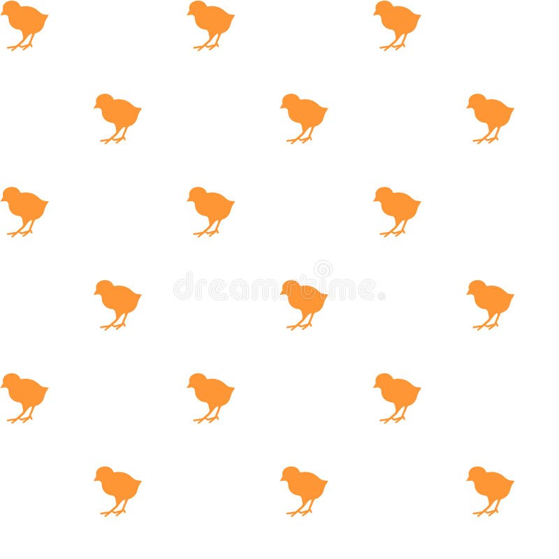 Seamless Easter Pattern. Colorful Season Texture with Chickens Stock ...