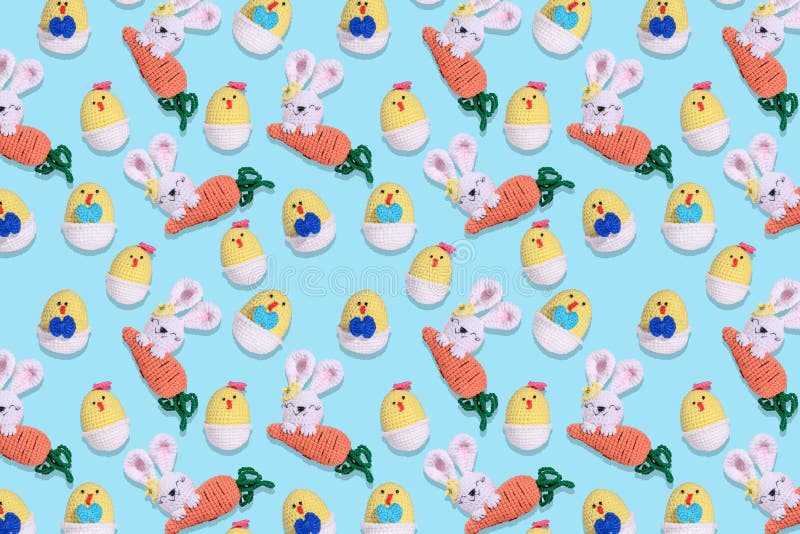 Chicken on blue background stock illustration. Illustration of icon ...