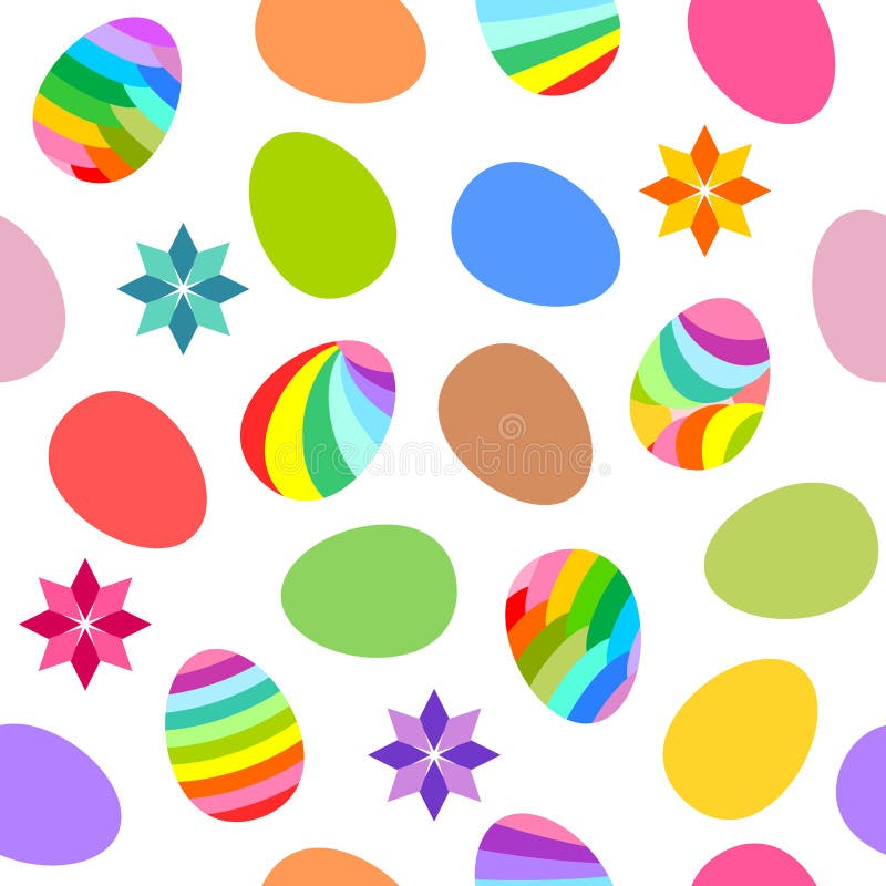 Seamless Easter Pattern stock vector. Illustration of easter - 38726801