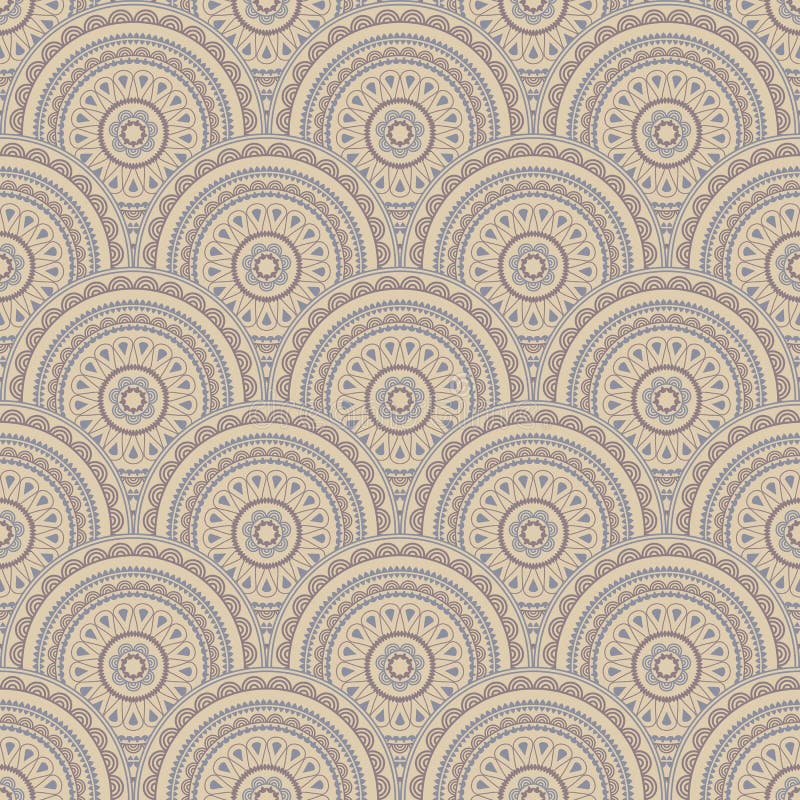 Seamless Eastern Style Background Stock Vector - Illustration of nature ...