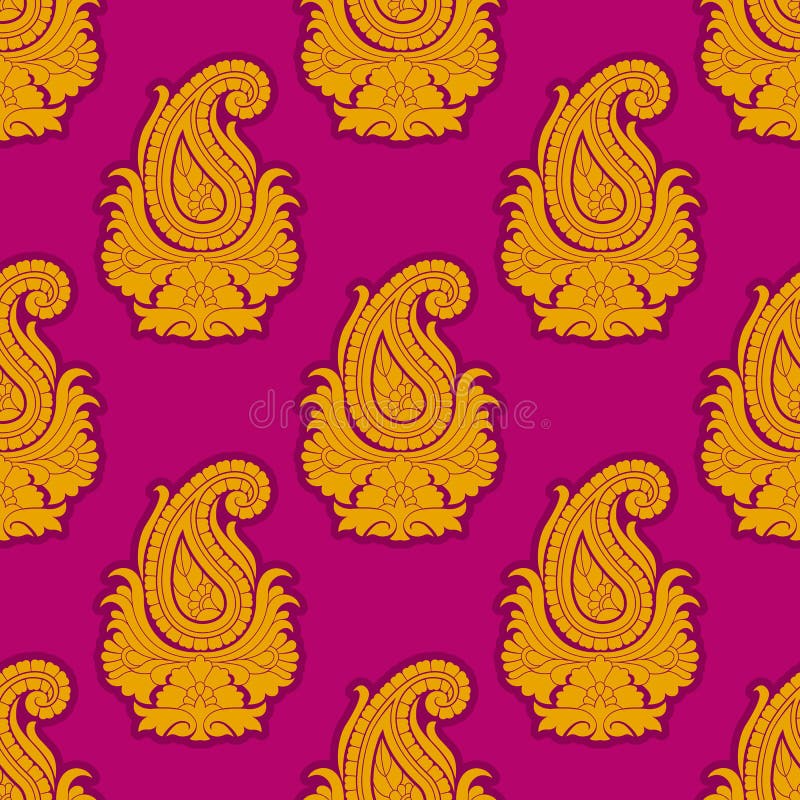 Seamless Eastern Style Pattern. Paisley Ornament Stock Vector ...